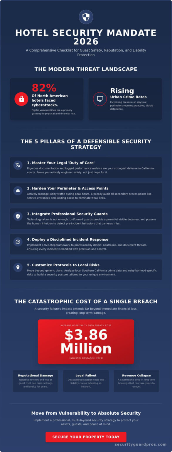 Hotel Security Checklist for Guest Safety: The 2026 Professional Guide
